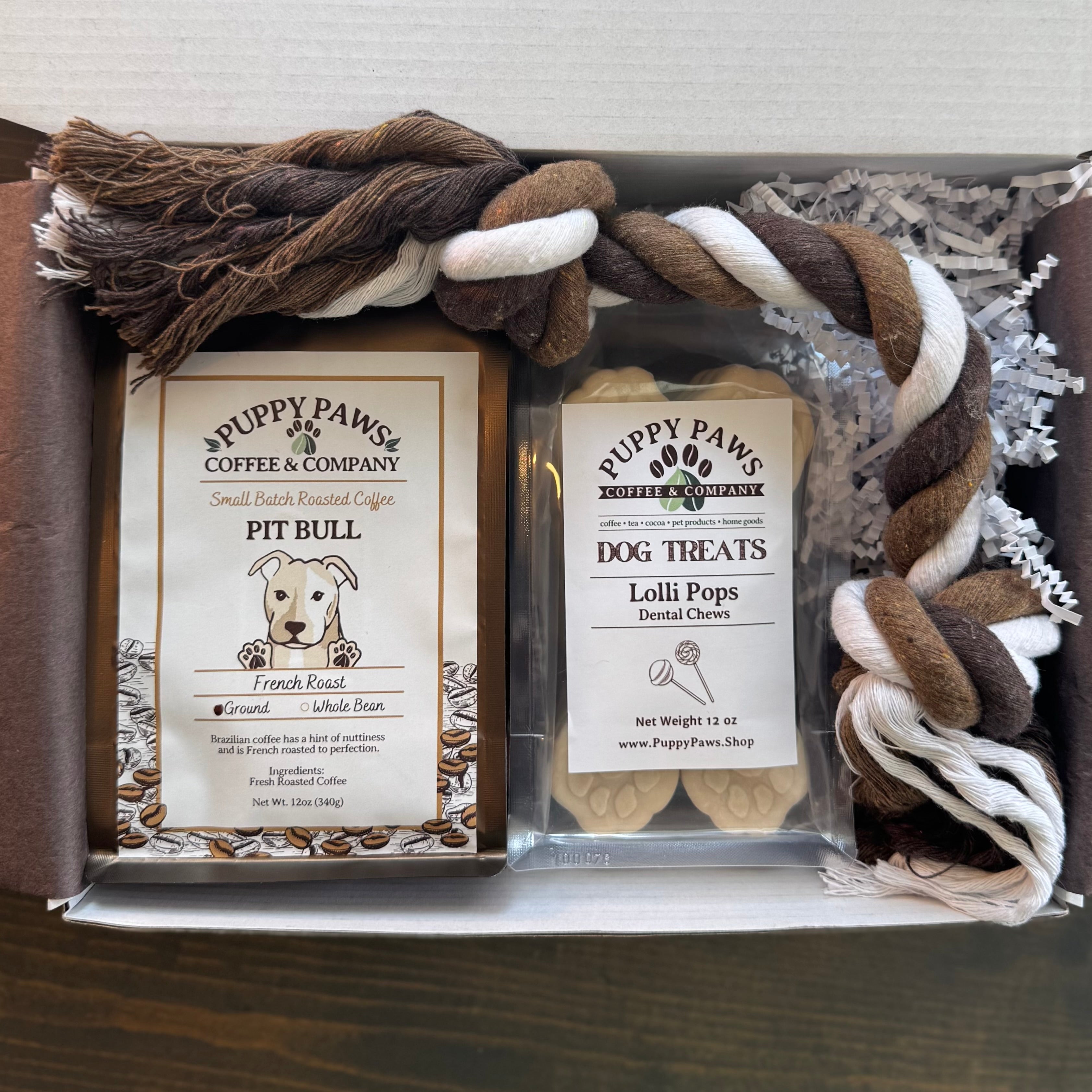 Villalobos Gift Box – Puppy Paws Coffee & Company