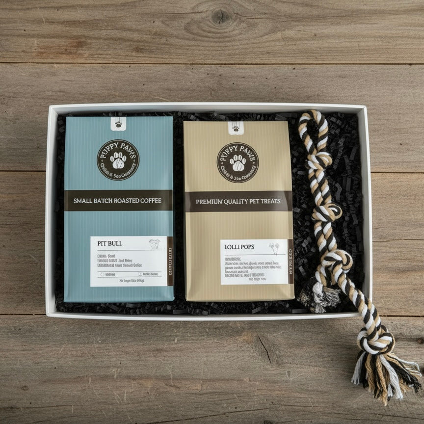 Villalobos Gift Box | Puppy Paws Coffee & Tea – Puppy Paws Coffee & Company