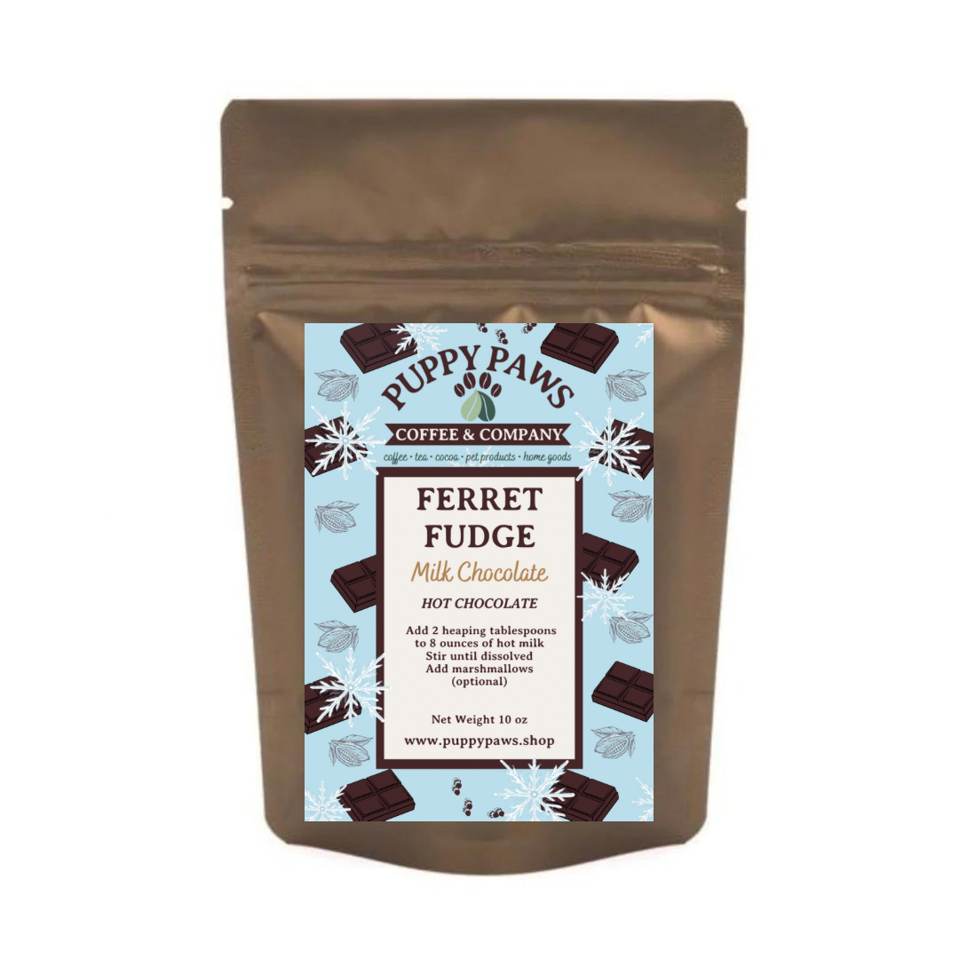 Cocoa - Ferret Fudge (Milk Chocolate 10oz) – Puppy Paws Coffee & Company